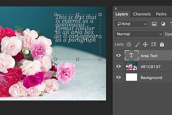 How to Use the Text Tool in Photoshop | Photo-natural.com